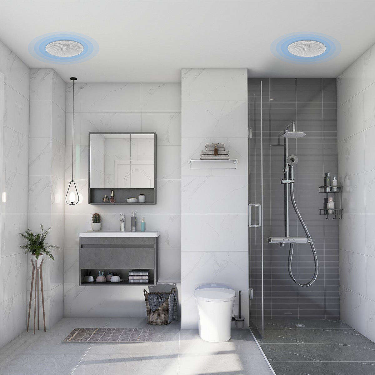 The Herdio Home Bluetooth Ceiling Speaker System with High Quality